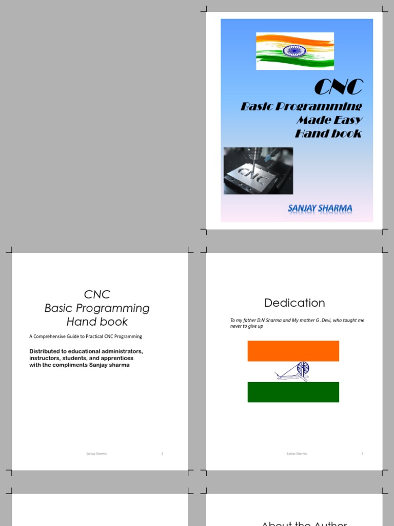 Easy CNC Programming by Sanjaysharma | PDF | Cartesian Coordinate ...
