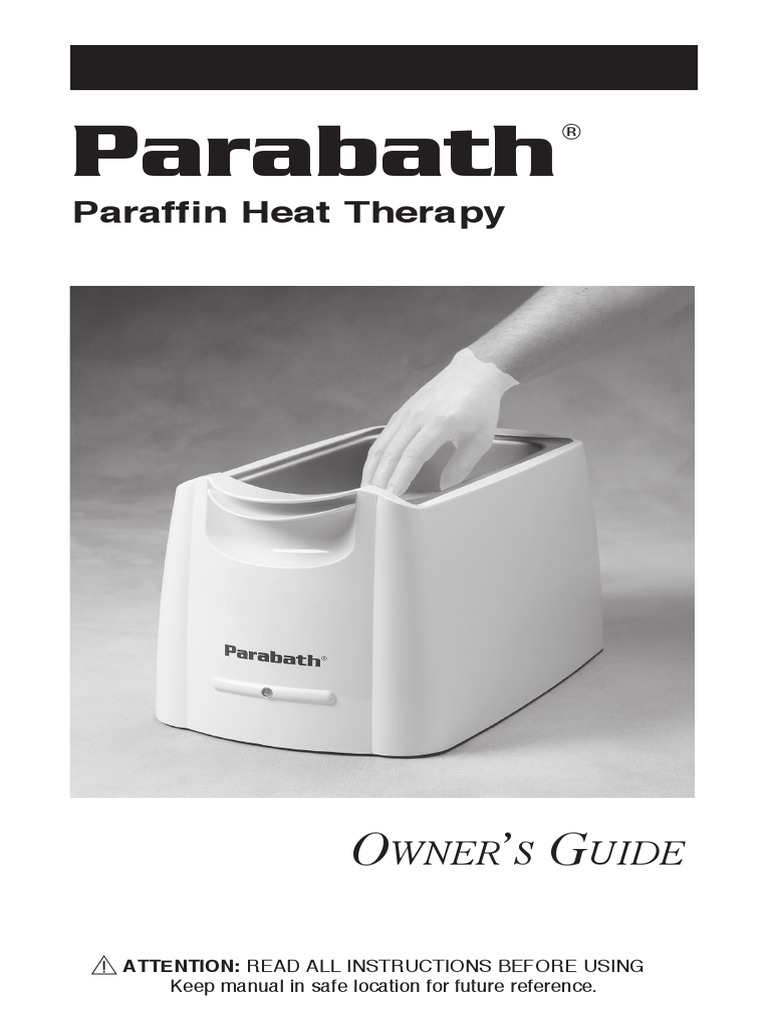 Parabath User Manual | PDF | Kerosene | Water