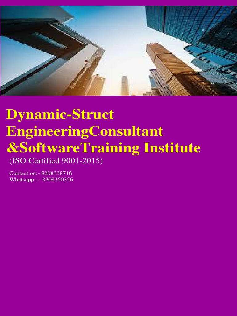 Dynamic-Struct Engineering Consultant & Software Training Institute ...