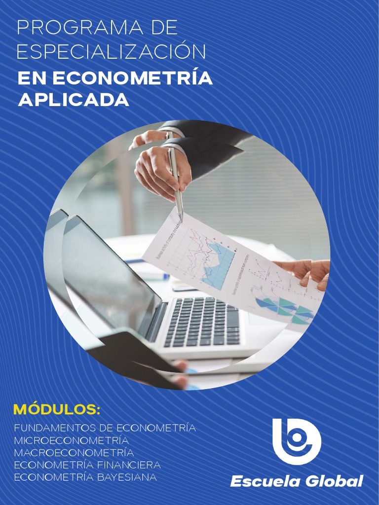 Brochure Econometría Aplicada Oficial 2021 | PDF | Econometría | Mínimos cuadrados ordinarios