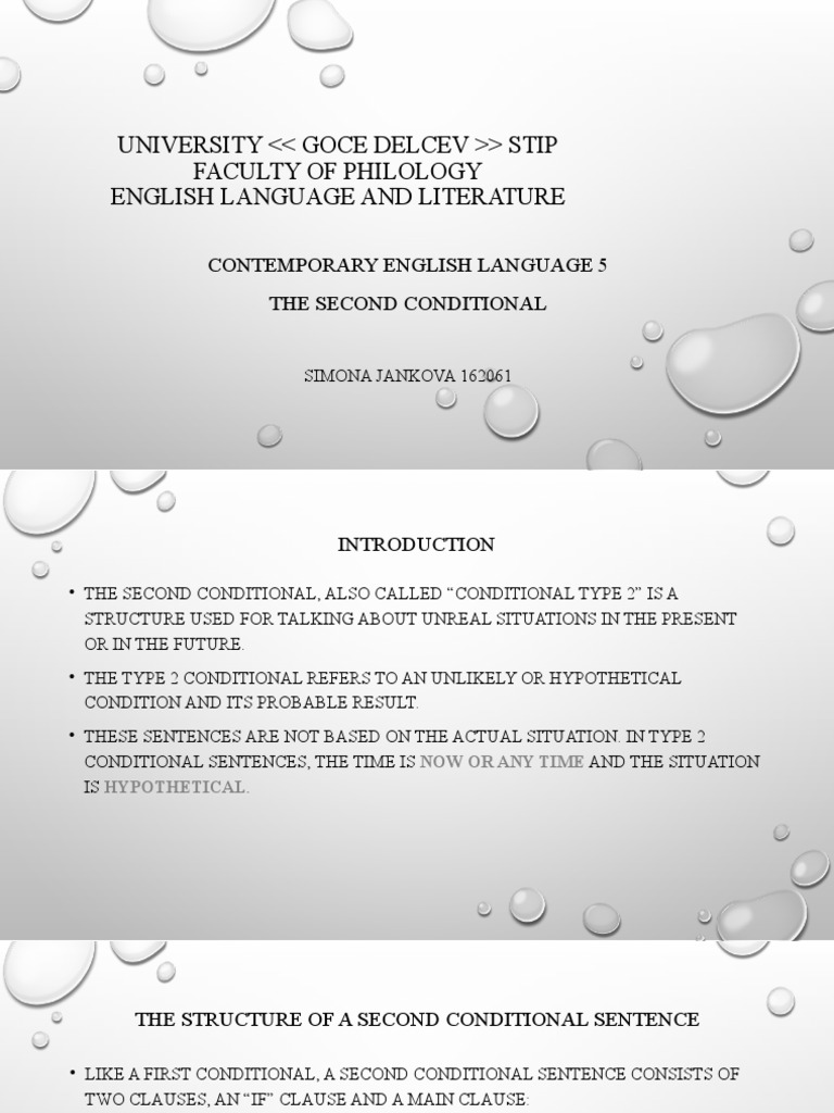 University Stip Faculty of Philology English Language and Literature ...