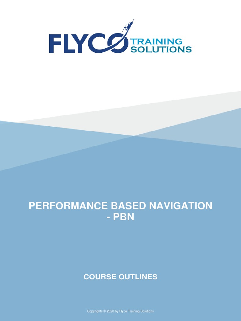 Performance Based Navigation - PBN: Course Outlines | PDF | Air Traffic ...