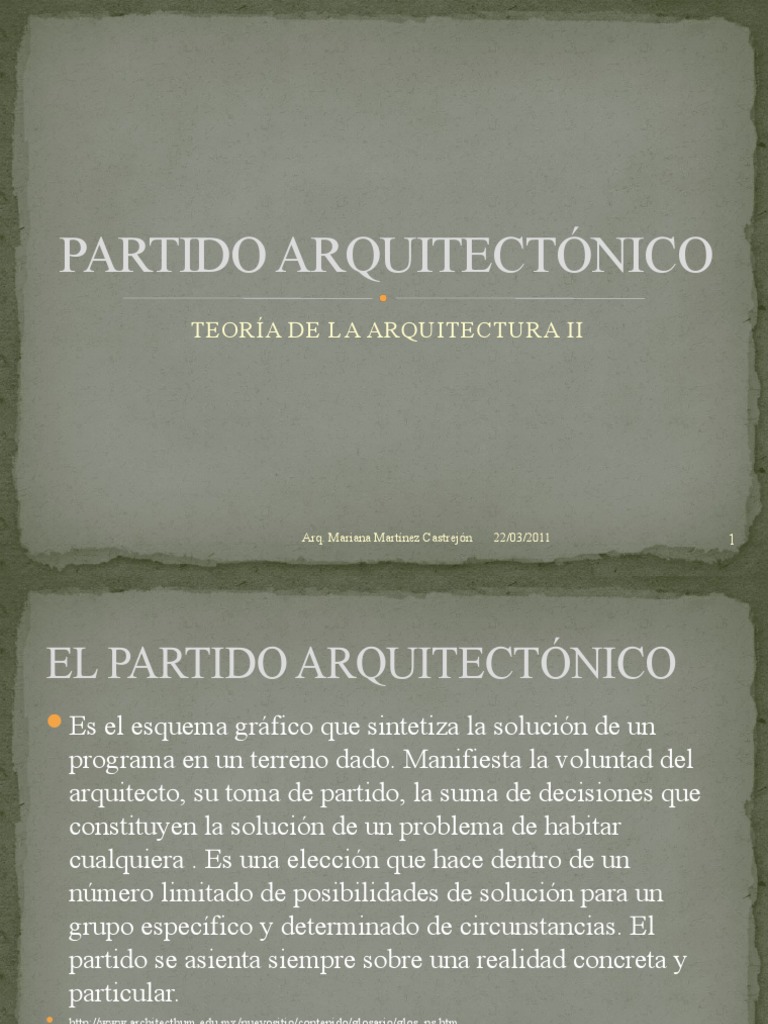 Definición y Ejemplos de Partido Arquitectónico | PDF | Iglesia (edificio)