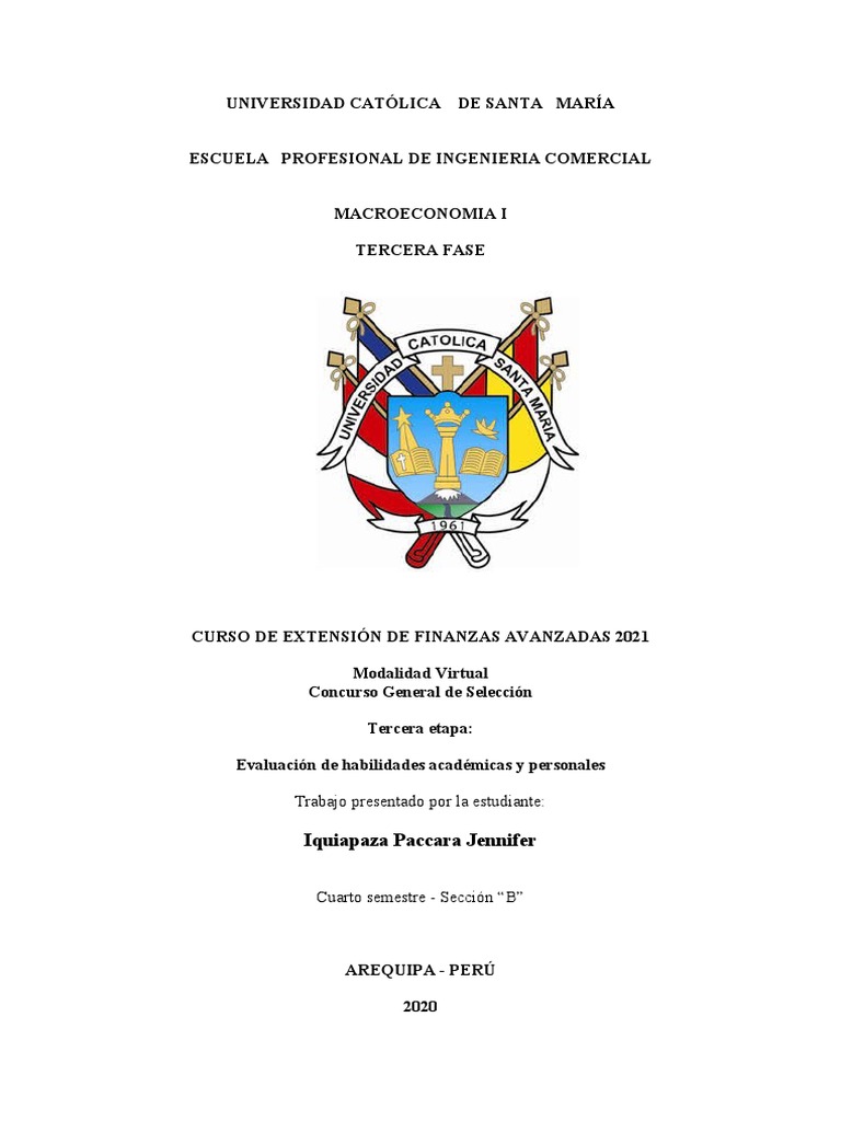 Preguntas Curso de Extension Universitaria BCRP 2019 | PDF | Inflación ... Preguntas Curso de Extension Universitaria BCRP 2019 | PDF | Inflación ...