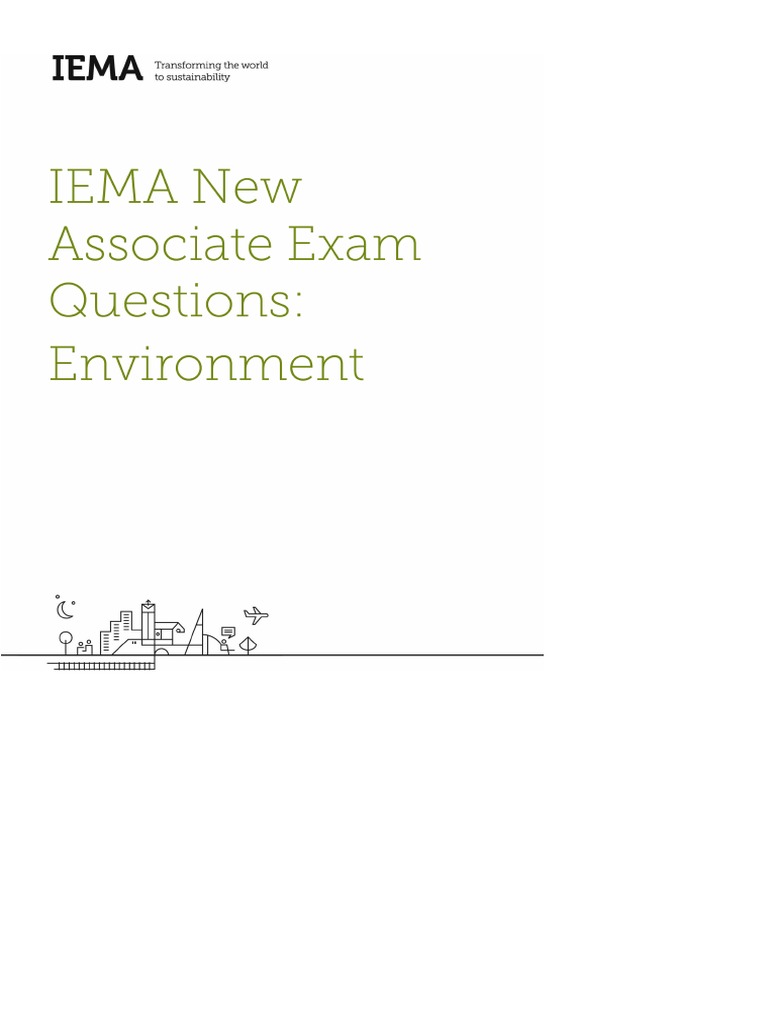 IEMA New Associate Exam Practice Questions (Environment) | PDF ...