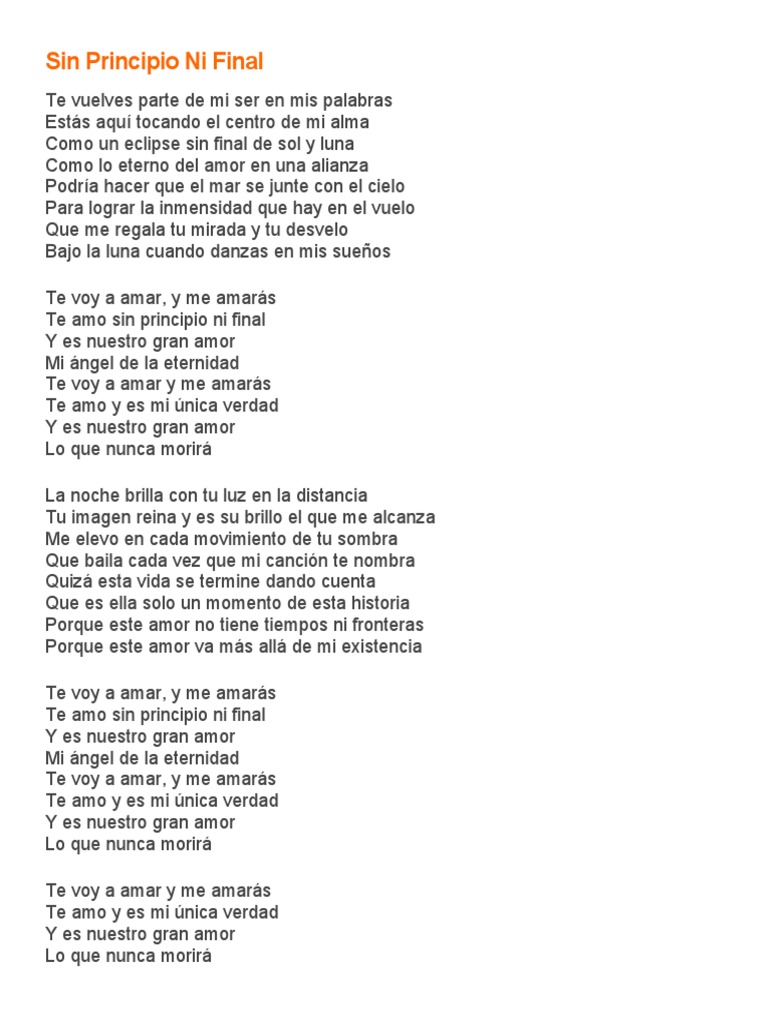 Sin Principio Ni Final | PDF