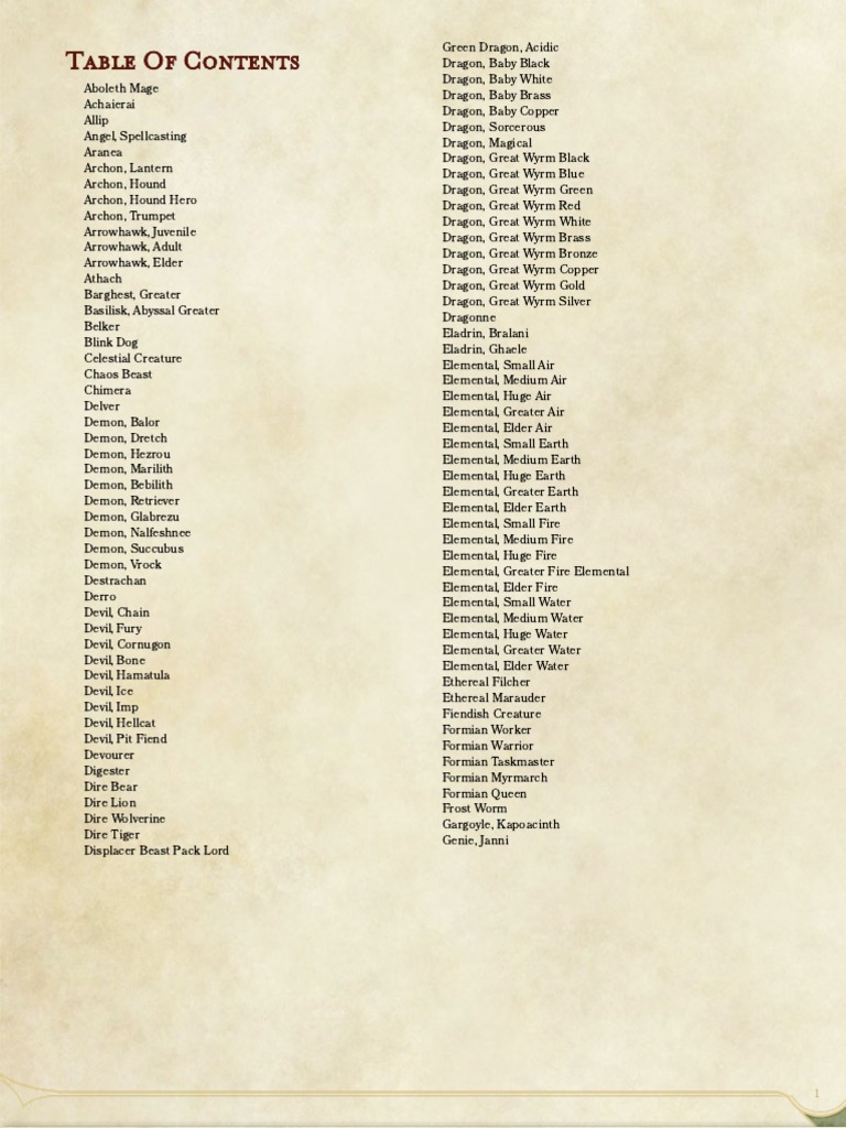 Skip's Guide To Monsters | PDF | Dungeons & Dragons | Nature