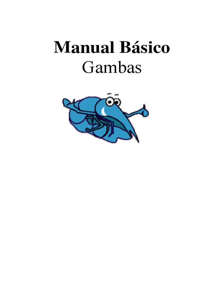 Manual Basico Gambas | PDF | Objeto (informática) | Lenguaje de ...