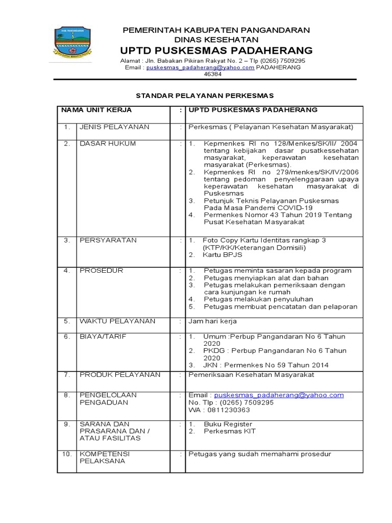 SPP Perkesmas-Dikonversi | PDF