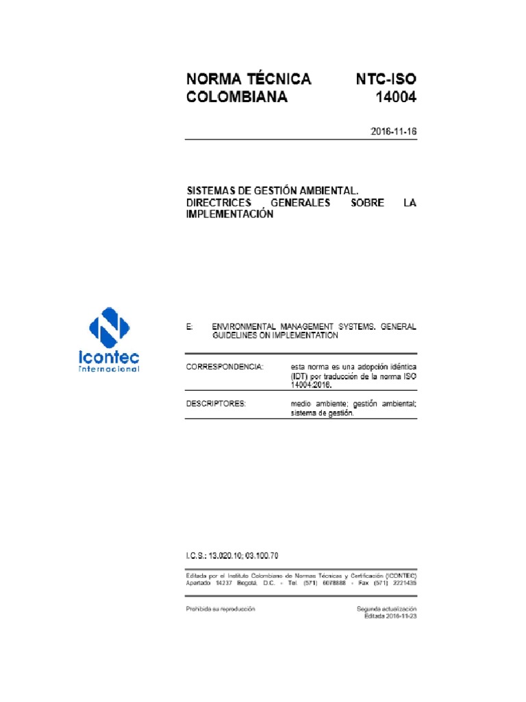 Iso 14004-2016 | PDF