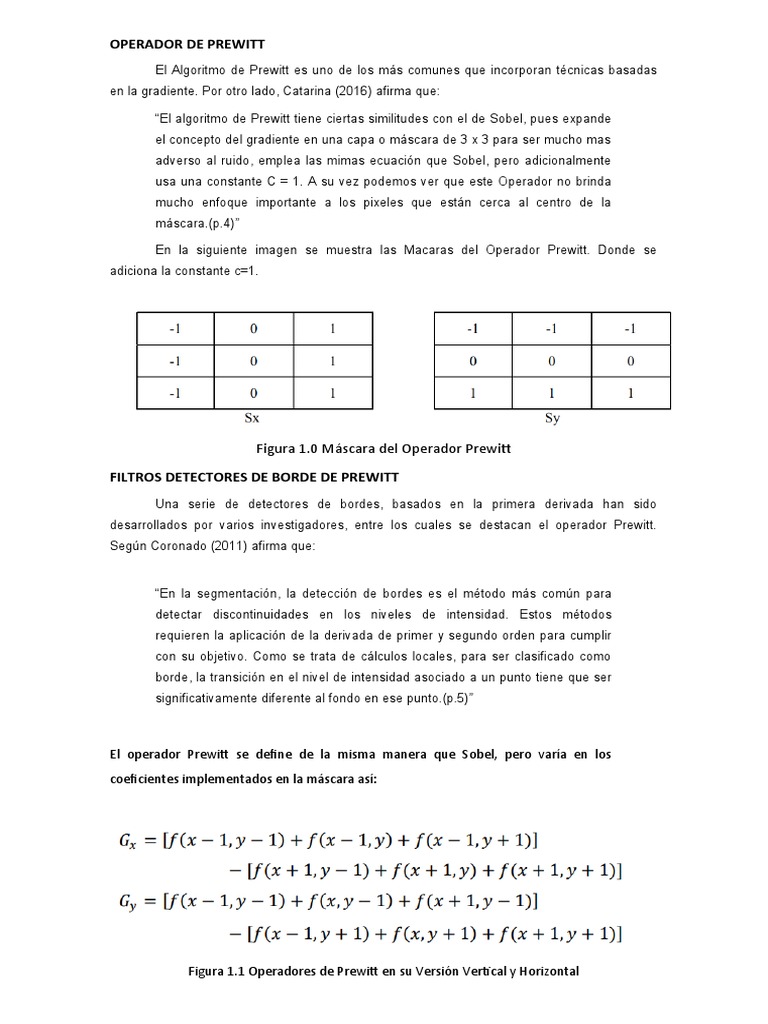 Operador de Prewitt Ramos Curi Jacob | PDF