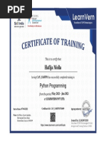 Great Learning Certificate | PDF