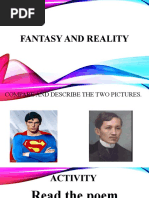 Cot English 4 ... Reality vs. Fantasy | PDF | Curriculum | Lesson Plan