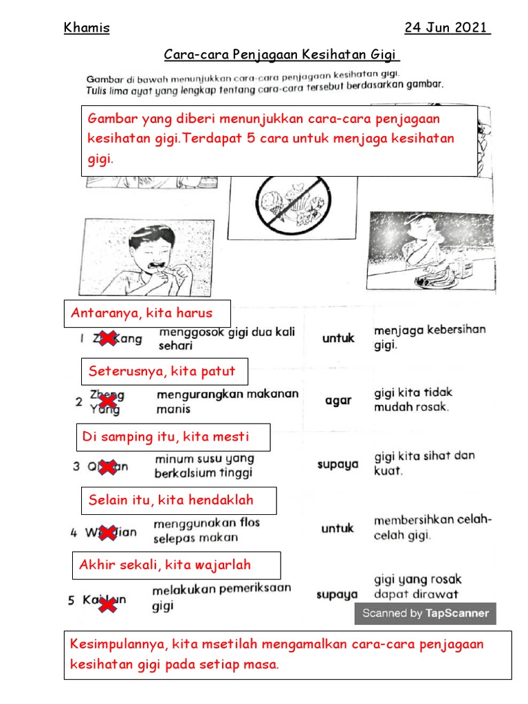 Ulasan Cara-Cara Penjagaan Kesihatan Gigi | PDF