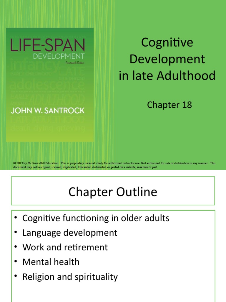 Cognitive Development in Late Adulthood | PDF | Alzheimer's Disease ...
