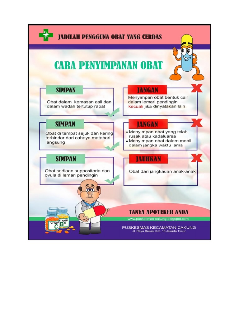 Penyimpanan Obat Yang Benar Di Rumah Pdf