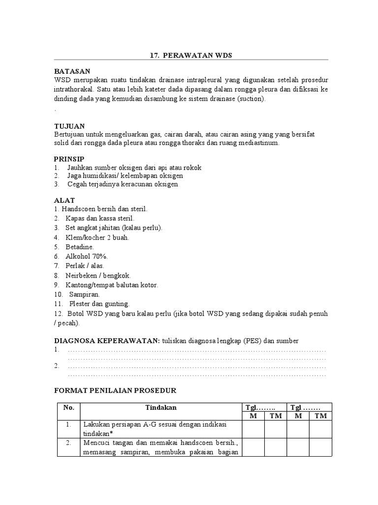 Perawatan Wds | PDF