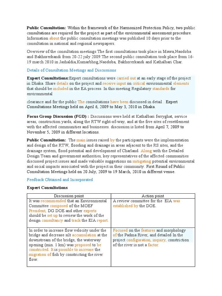 Public Consultation: Within The Framework of The Harmonized Protection ...