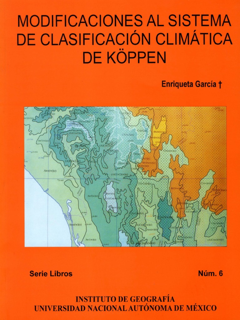 Modificaiones Al Sistema de Clasificacion Climatica de Koppen | PDF