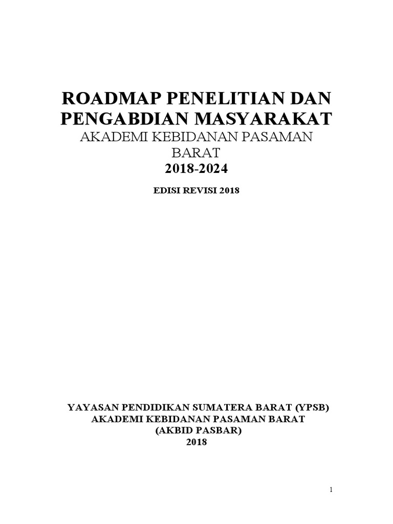 Roadmap LPPM | PDF | Pengembangan Diri | Kesehatan Holistik