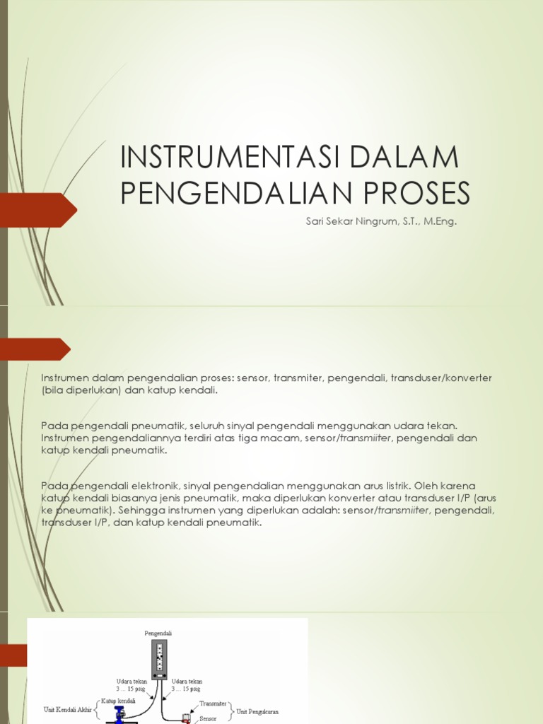 Instrumentasi Dalam Pengendalian Proses - Teknik Kimia | PDF ...