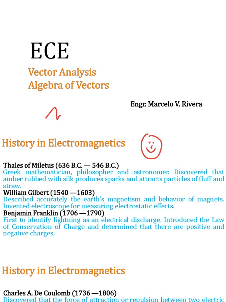 1 Vector Analysis Algebra and Basics of Vector SY 2020 2021 Sample | PDF | Euclidean Vector ...