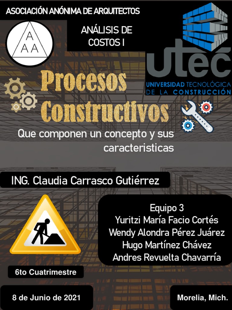 Procesos Constructivos - Reporte | PDF | Fundación (Ingeniería ...