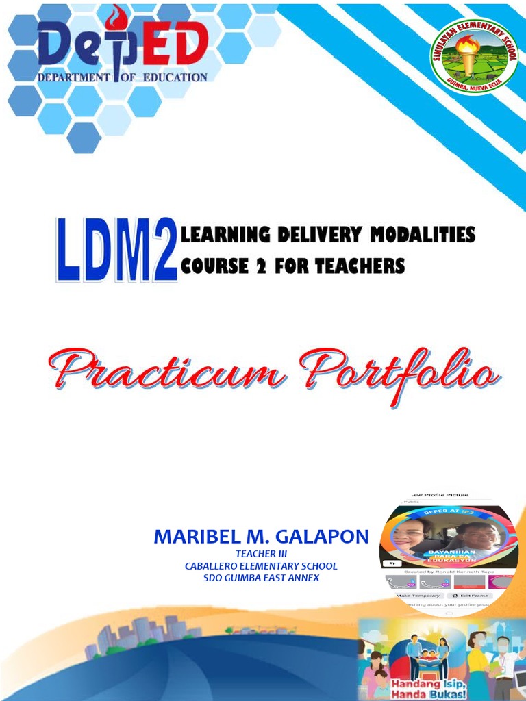 LDM Portfolio Template | PDF | Lesson Plan | Educational Technology