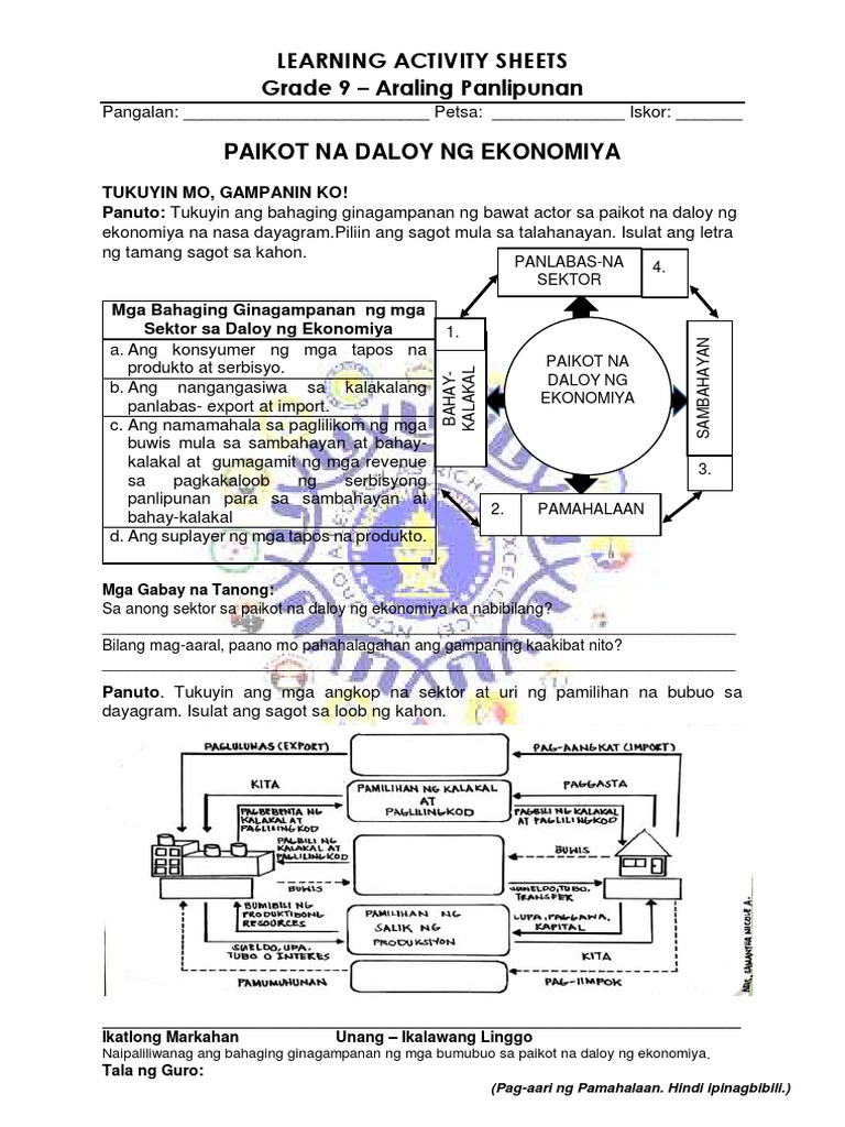 LAS AP9 W1-2 3rd QRT | PDF
