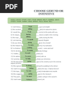 Verb Patterns Exercises | PDF