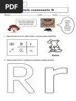 Letra R Sonido Fuerte y Suave | PDF