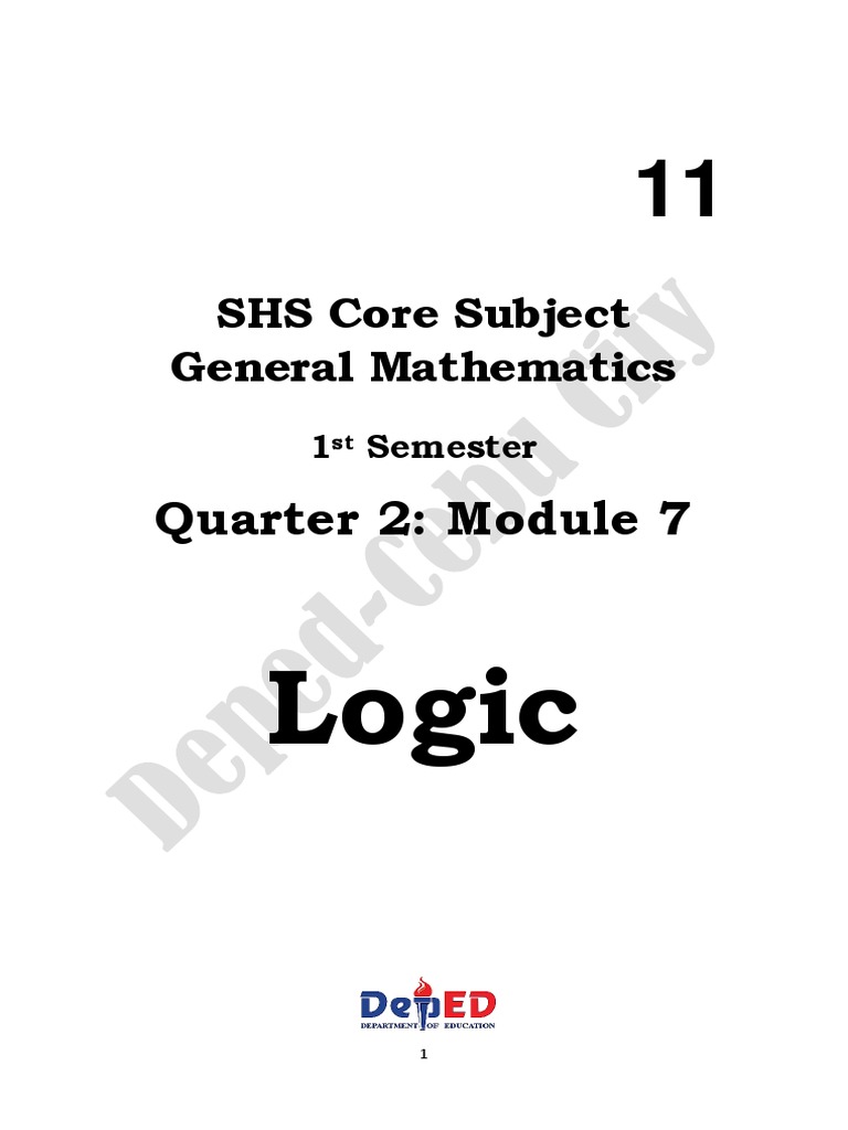 Quarter 2 Module 7 Shs Core Subject General Mathematics Pdf If