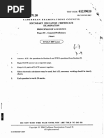 Csec Poa Past Paper 2017 | PDF