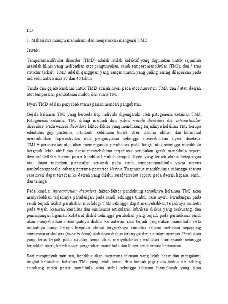 Blok 7 Skenario 2 p2 LO | PDF