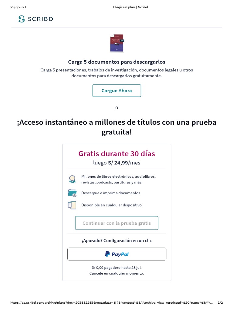 Elegir Un Plan - Scribd | PDF