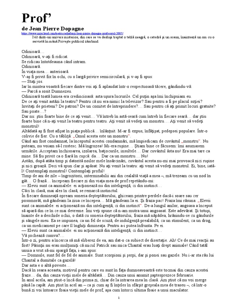 PROF' Original | PDF