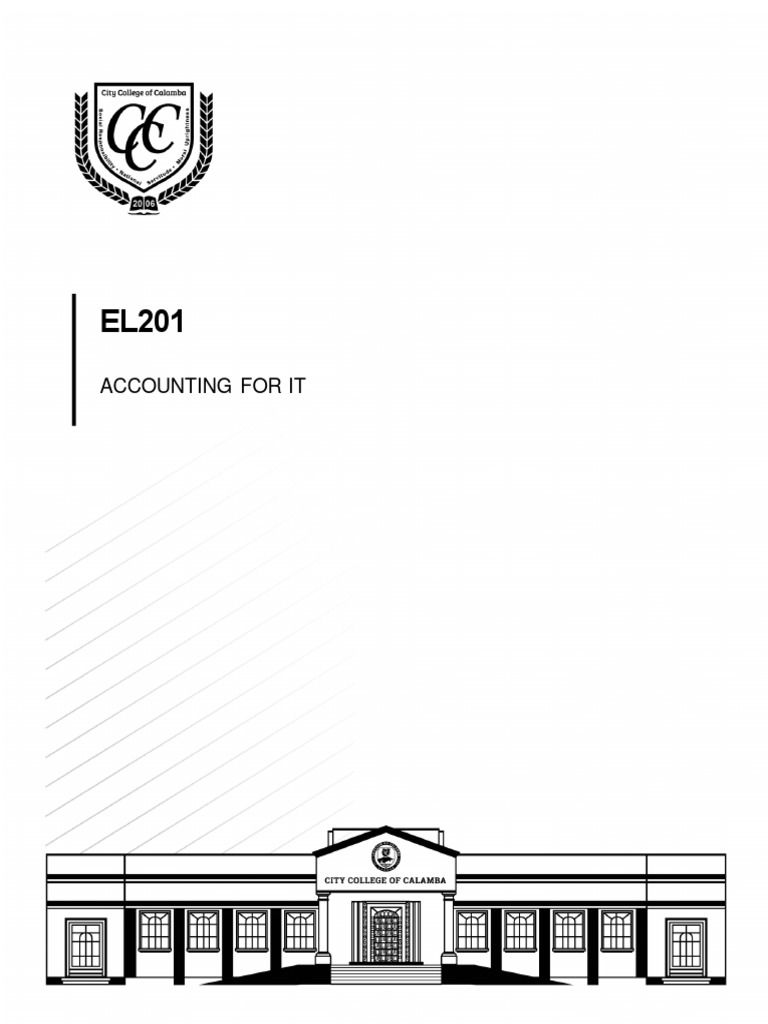 EL201-Accounting For IT | Download Free PDF | Equity (Finance ...