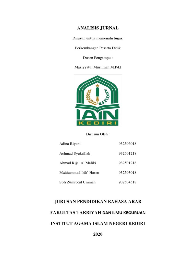 Analisis Jurnal Fase Remaja | PDF