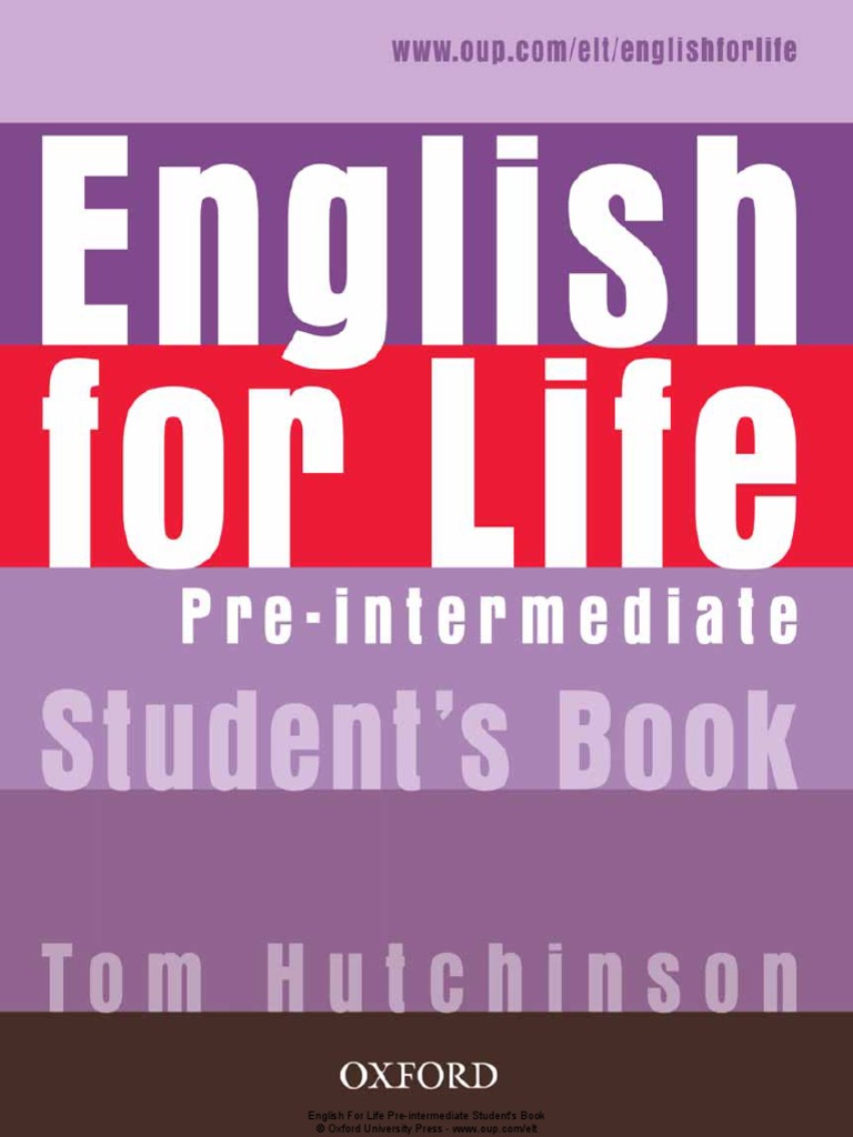 English For Life Pre Intermediate Student S Book | PDF