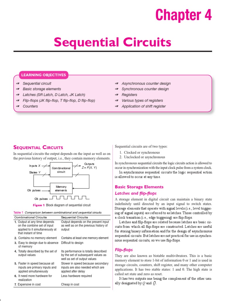 4 Sequential Circuit | PDF | Computer Science | Computer Hardware