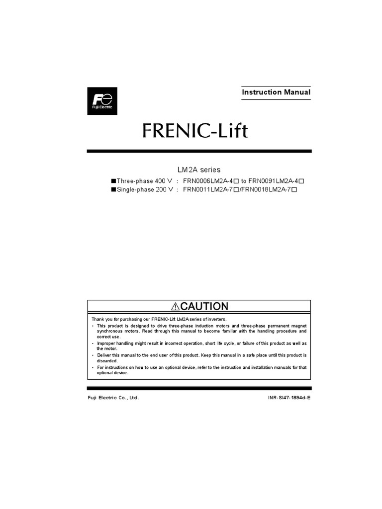 Instruction Manual: LM2A Series | PDF | Power Inverter | Fuse (Electrical)