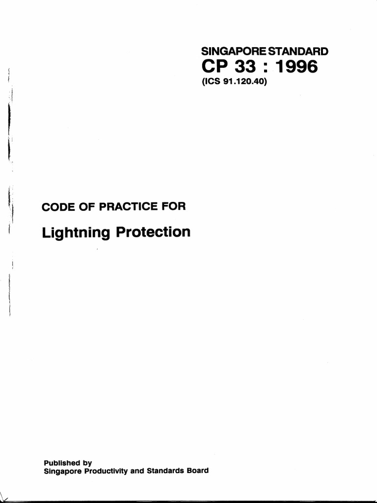 CP 33 1996 Lightning Protection | PDF