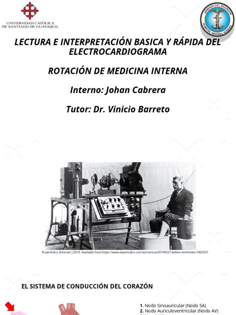 Lectura E Interpretación Basica Y Rápida Del Electrocardiograma ...