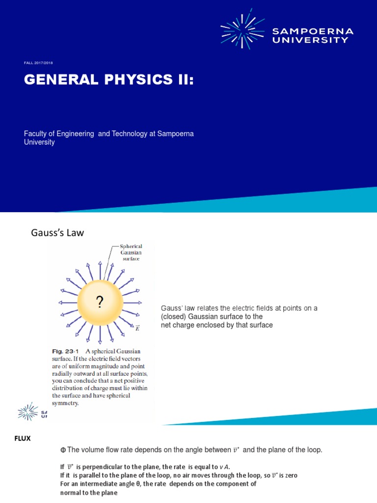 Introduction Physics Week 2 | PDF | Flux | Electric Field