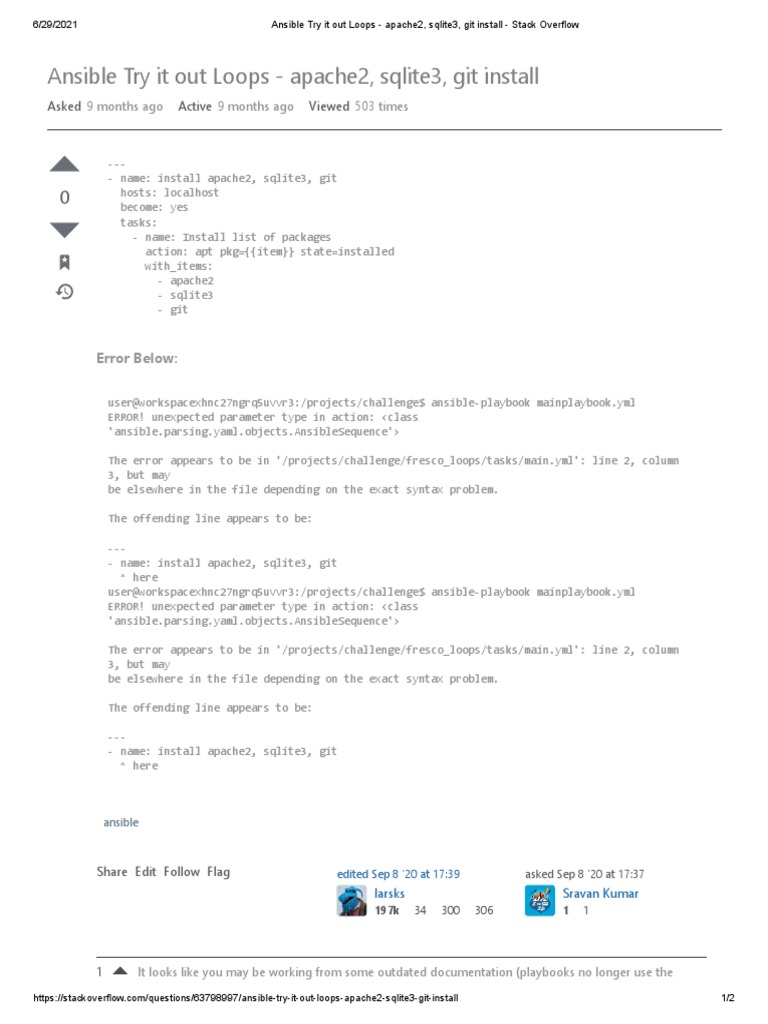 Ansible Try It Out Loops | PDF | Computer Engineering | Computing