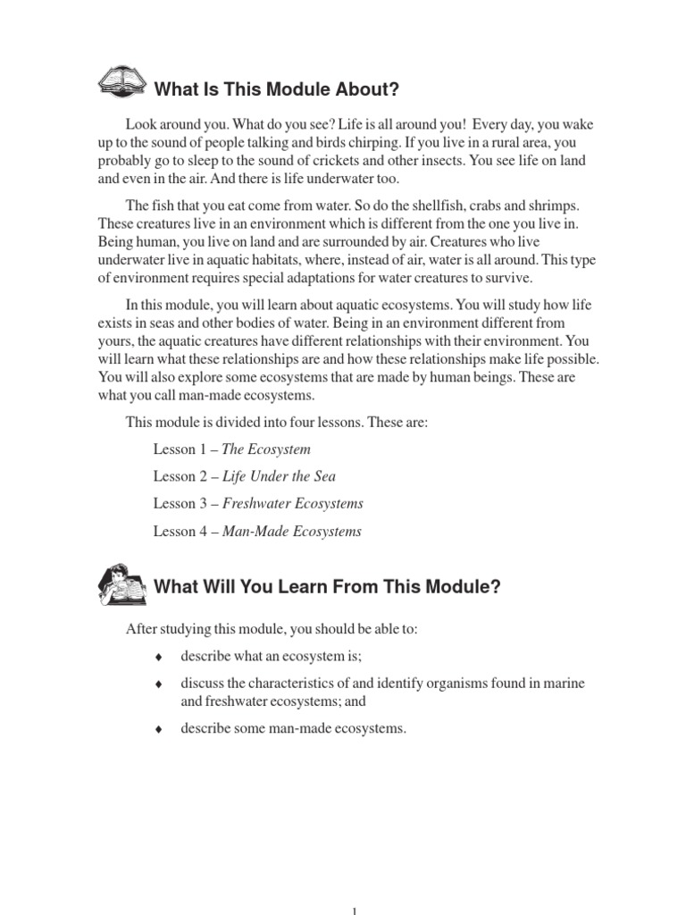 Aquatic and Man Made Ecosystem | Download Free PDF | Plankton | Aquatic ...