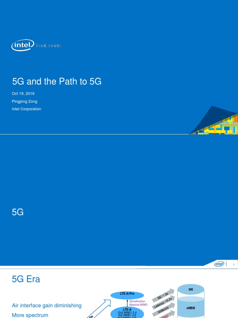 5G and The Path To 5G | PDF | Lte Advanced | Mimo