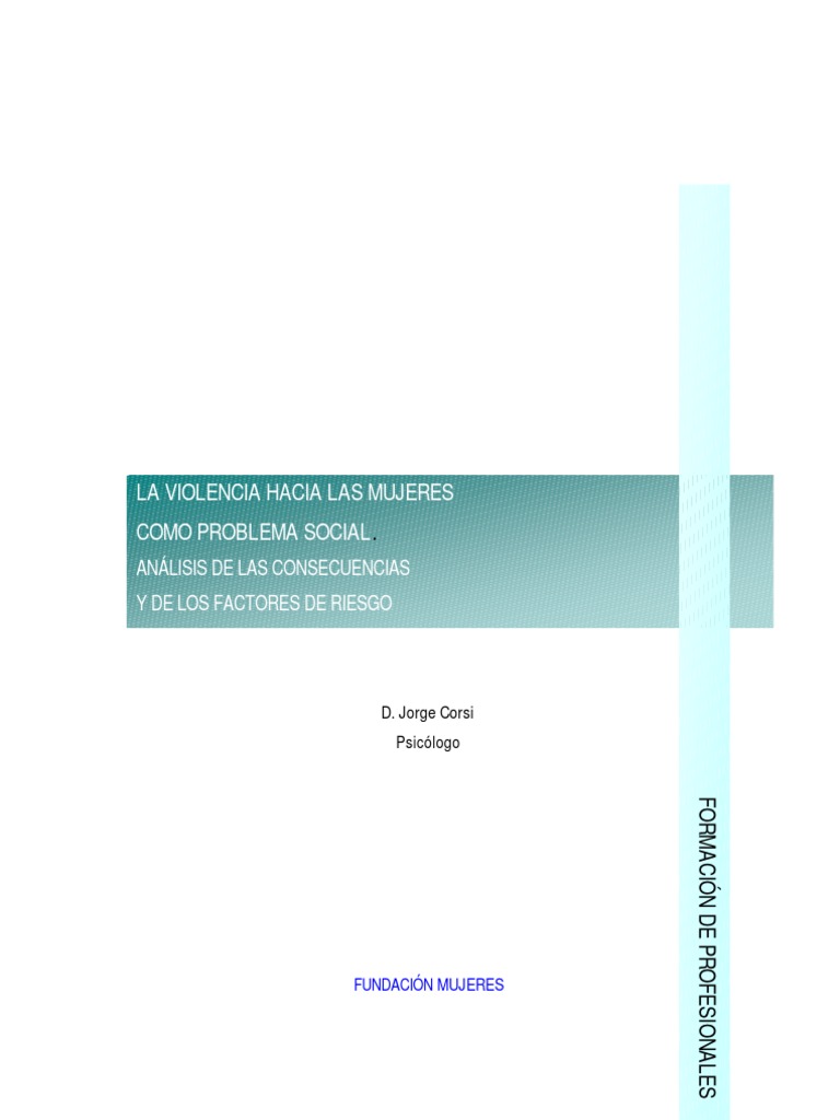 Violencia Hacia La Mujer - PDF (10690302) | PDF | Violencia doméstica ...