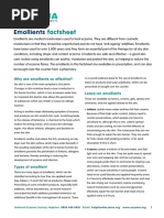GM Emollient Ladder | PDF | Topical Medication | Dermatitis