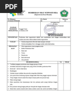 Sop Pemberian Obat Sesuai Program Terapi-1 | PDF